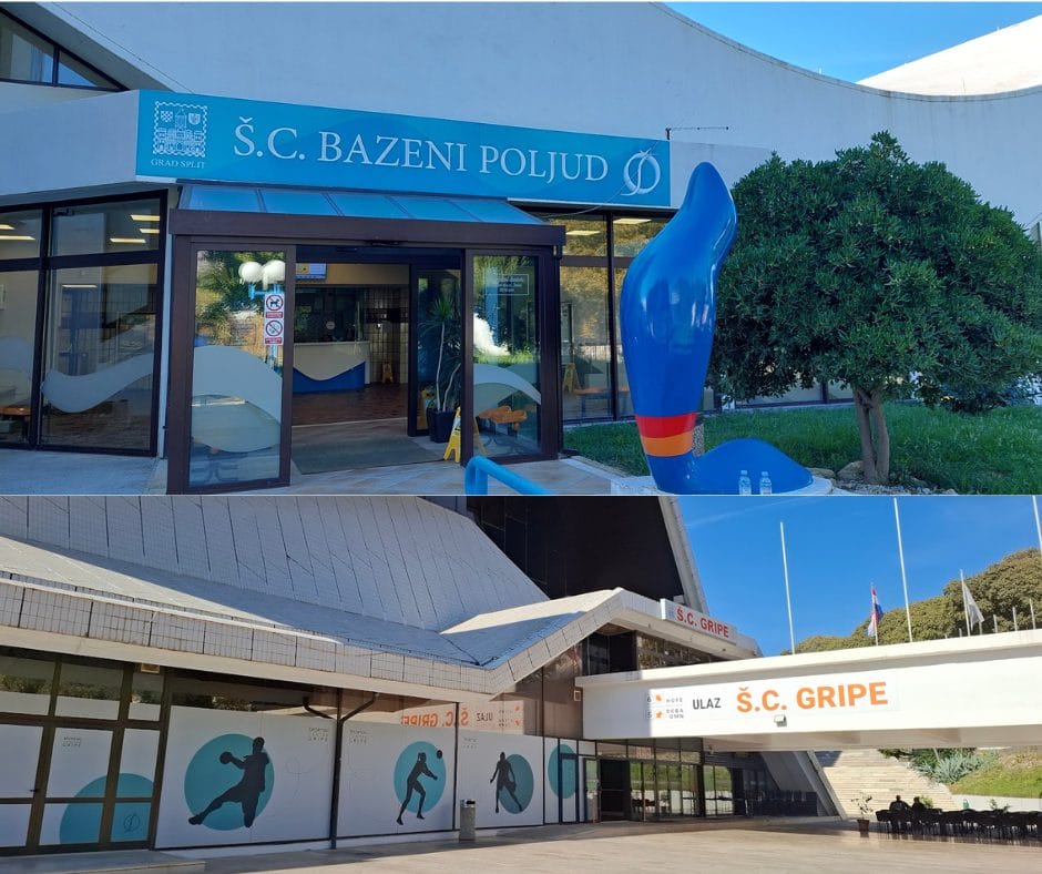 Pregled sportskih događanja u ŠC Bazeni Poljud i ŠC Gripe 5.2.- 8.2. ...